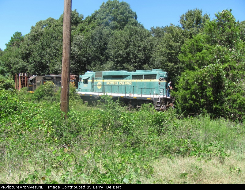 Hartwell Railroad, picking up some log cars